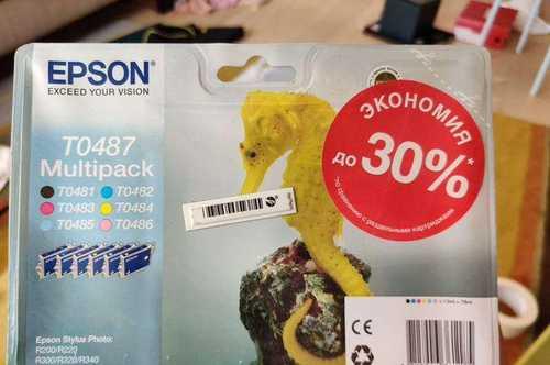 Картриджи Epson T0487