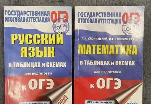 Сборники огэ русский и математика