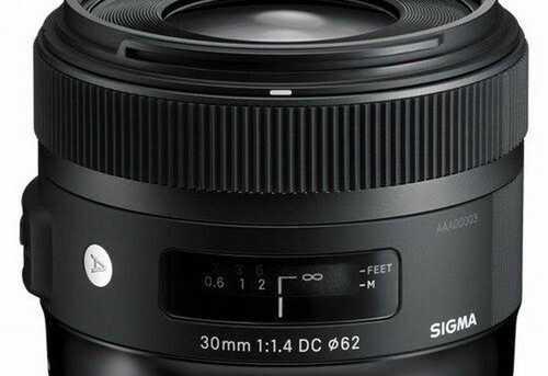 Объектив Sigma AF 30mm f/1.4 DC HSM Art Nikon F
