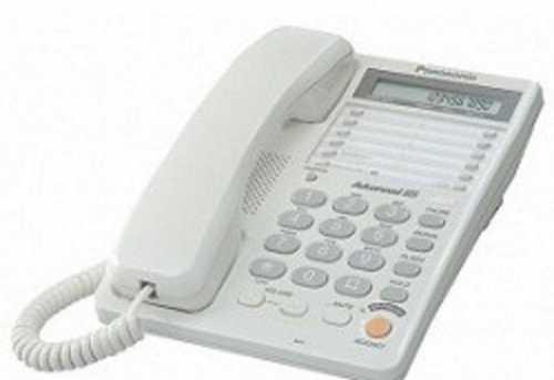 Panasonic KX-TS2365RUW (белый) 16-зн жкд, однокноп