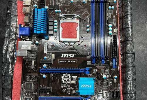 Материнская плата 1150 MSI B85-G41 PC mate