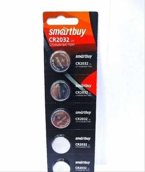 Литиевый элемент питания SmartBuy CR2032/5B