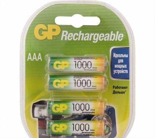 Аккумуляторы GP 100aaahc-2decrc4 1000mAh #81851