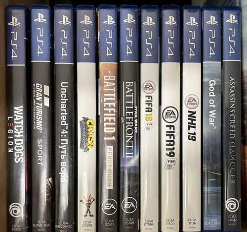 Диски на PS4