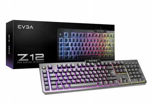 Проводная клавиатура evga Z12 RGB, черный (834-W0