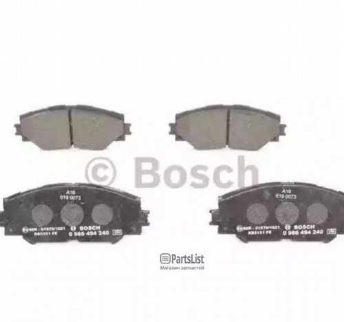 Bosch 0986494240 Колодки тормпер