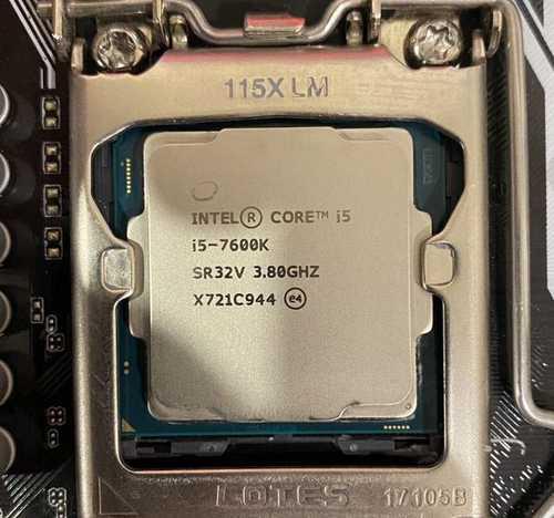 Процессор intel core i5 7600k, сокет LGA1151