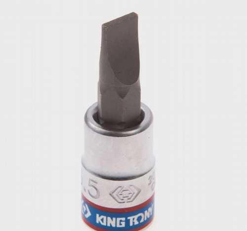 King tony Насадка (бита) торцевая 1/4", Slotted, 5,5х1,0 мм, L 37 мм king tony 203255