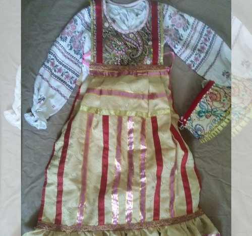 Русский народный костюм для девочки 134