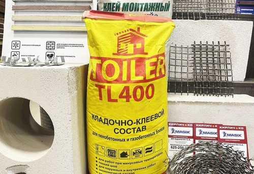 Клей для газоблока Toiler TL400 25кг