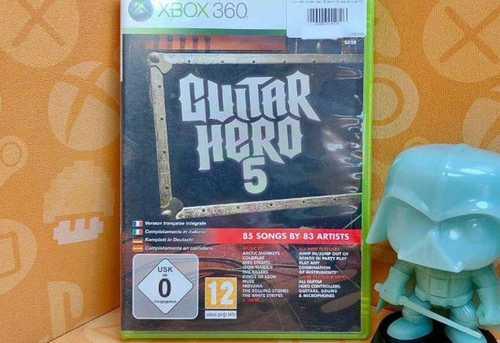 Xbox 360 Guitar Hero 5 (английская версия) б/у