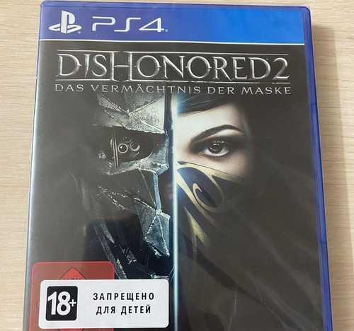 Dishonored 2 ps4 Новый