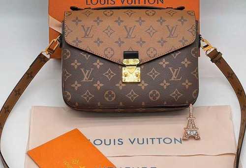 Сумка Louis vuitton Pochette Metis, коричневая