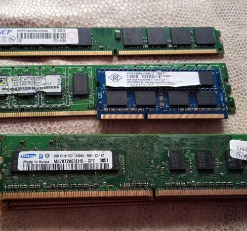 Оперативная память ddr2 для ноутбука и пк