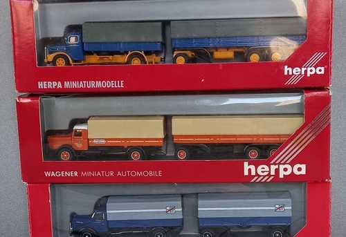 Дальнобои олдтаймеры Herpa Brekina 1/87 H0