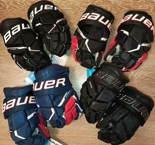 Перчатки, краги хоккейные Bauer Supreme mach JR юн