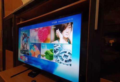 Огромный тонкий телевизор ViewSonic 122 см+SmartTV