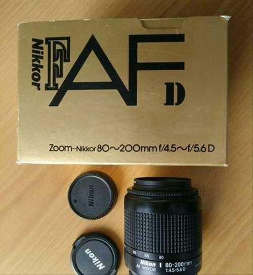 Объектив Nikon AF Nikkor 80-200 mm f/ 4.5-5.6 D