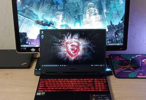 MSI GL65 120Hz i7-10750H 16GB GTX1650 SSD512