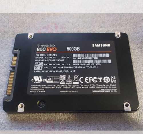 500GB 2.5 Samsung SSD 860 EVO, 97%