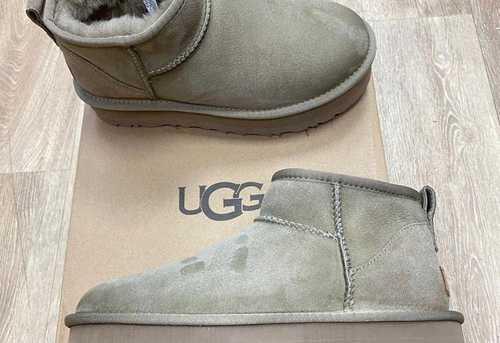 Ugg ultra mini platform угги женские хаки