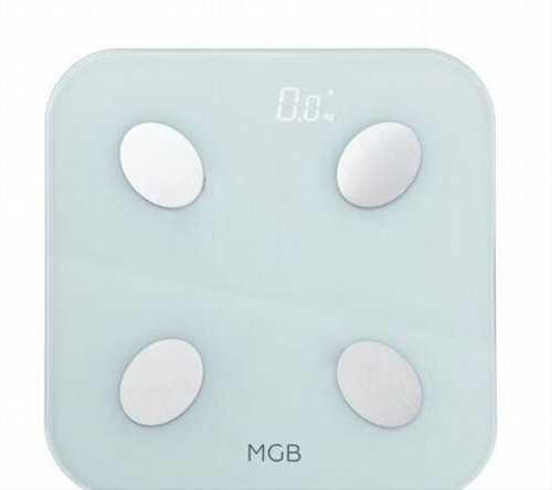 Умные весы MGB Body fat scale Glass Edition белые