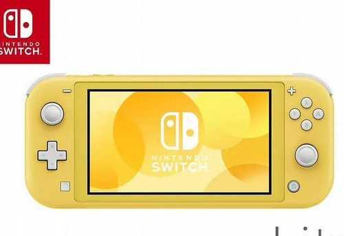 Новая консоль Nintendo Switch Lite, желтая EU