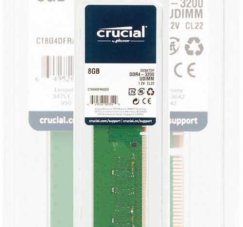 Озу Crucial CT8G4dfra32A DDR4 - 8гб