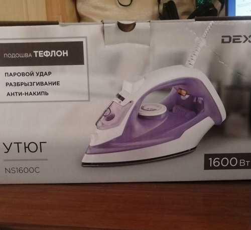 Утюг dexp NS1600C, новый