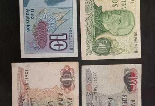 Набор банкнот Аргентина