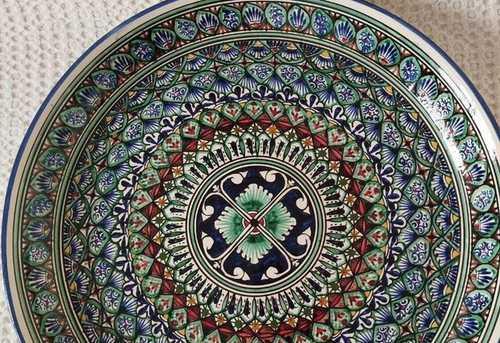 Узбекская посуда ляган и пиалы