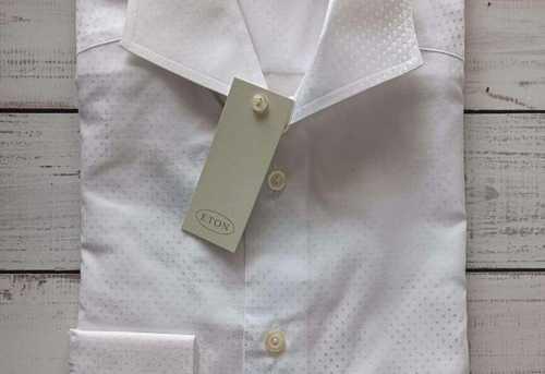 Мужская рубашка белая размер M(39) eton Швеция