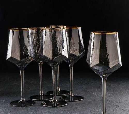 Набор бокалов стеклянных для вина Magistro 500мл