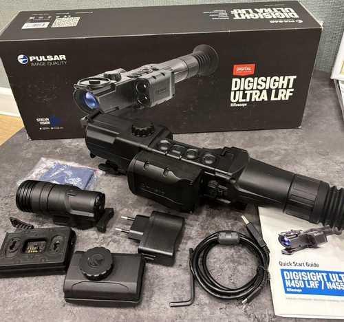 Pulsar digisight ultra n455 lrf+быстросъемный крон