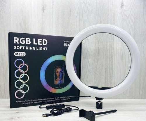 Светодиодная кольцевая лампа RGB LED soft ring Опт