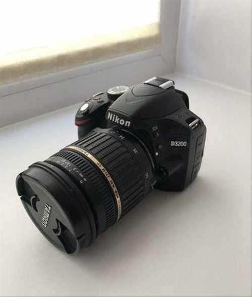Фотоаппарат Nikon d3200 + объектив tamron