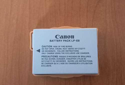 Аккумулятор Canon LP e8