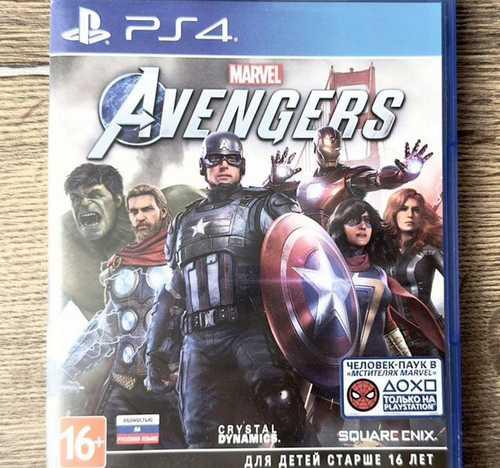 Игра для PS4 "Marvel Avengers", состояние5/5