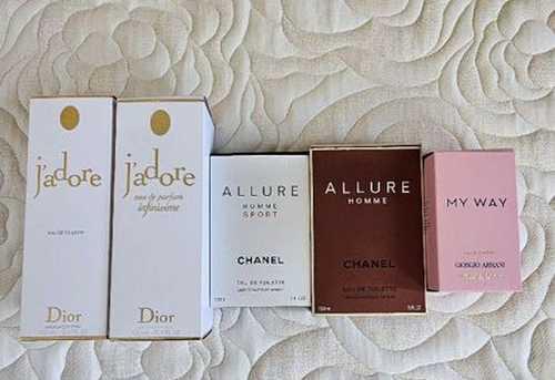 Коробки от духов Dior, Chanel, Armani оригинал