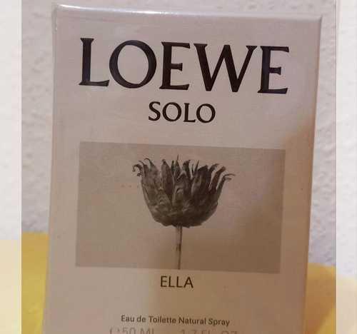 Loewe solo ella туалетная вода 50 мл