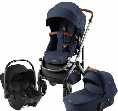 Коляска 3 в 1 Britax Roemer Smile 5Z, Night Blue