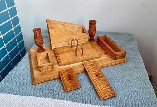 Органайзер деревянный для стола