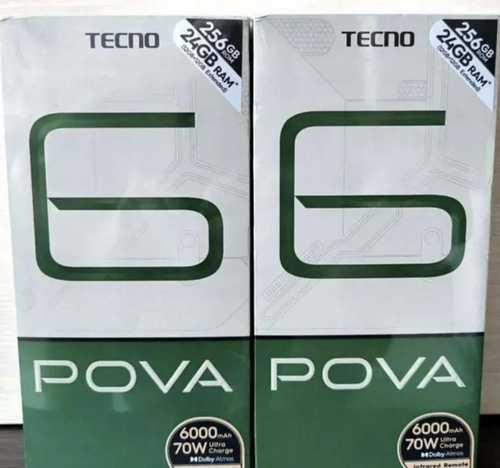 TECNO Pova 6, 12/256 ГБ