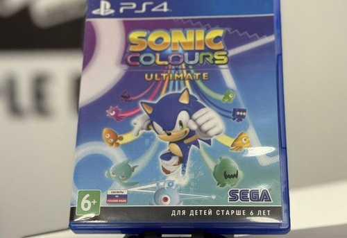 Игра sonic colours ultimate ps4