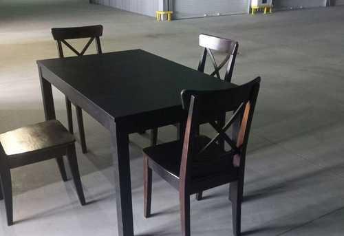 Стол и 4 стула IKEA ingolf