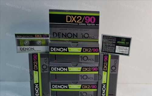 Аудиокассеты denon DX2 новые запечатанные