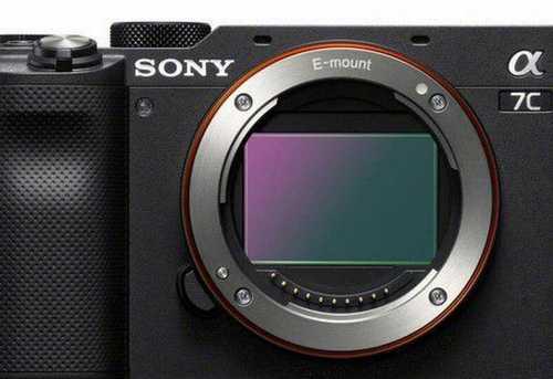 Sony Alpha A7C bodyчёрный, Русский меню