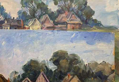 Картина маслом пейзаж В. Кузнецов