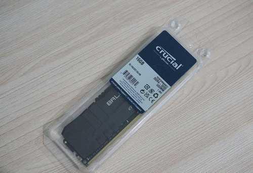 Оперативная память Crucial Ballistix DDR4 1x 16гб