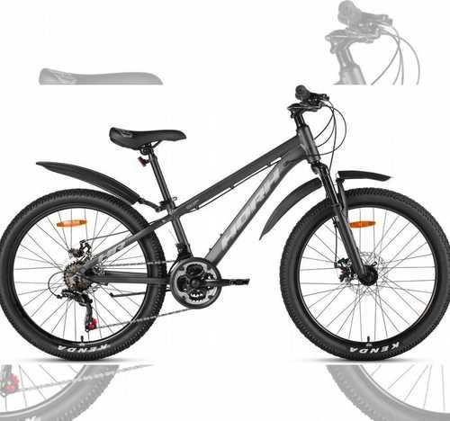 Велосипед horh tony 24" (2024) Grey-Black Ros415